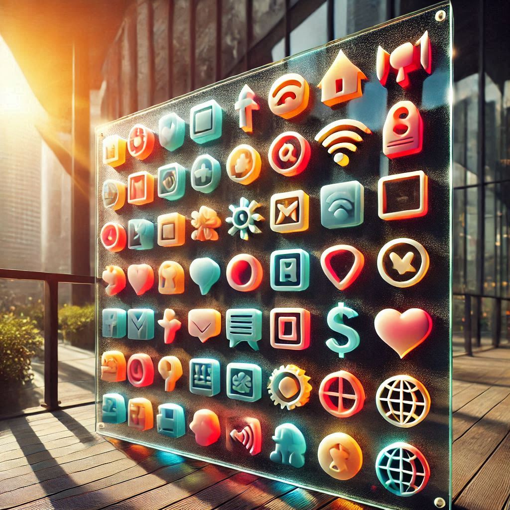 Glass Signage Board - Jasa Pembuatan dan Produksi Billboard di Bekasi